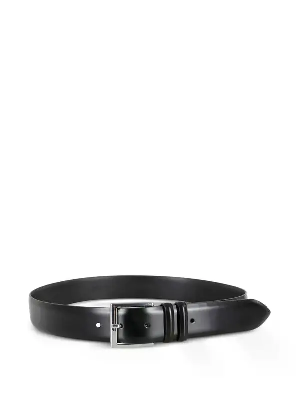 Orciani Square-buckle Leather Belt