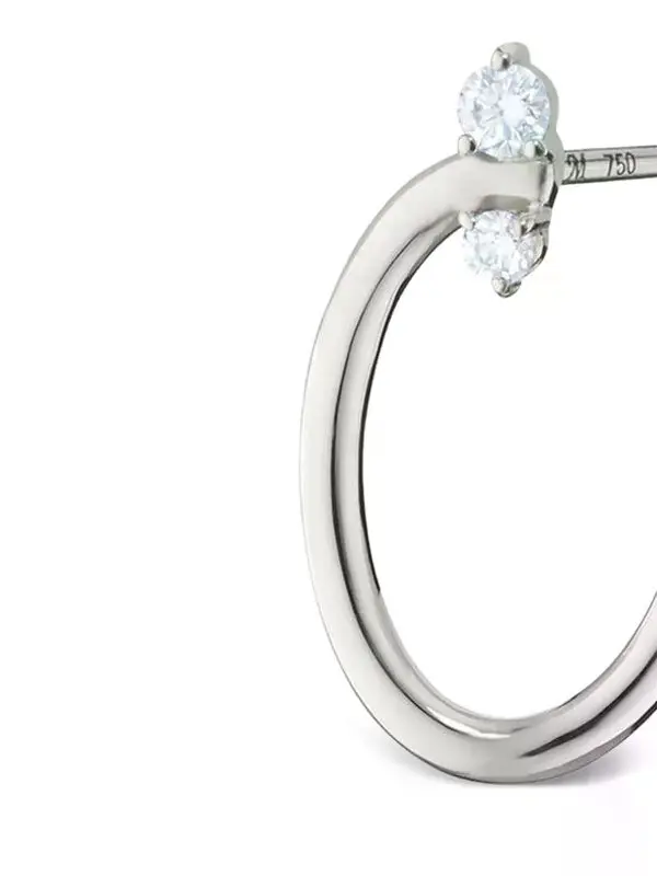 Monica Rich Kosann 18k White Gold Sapphire Earrings