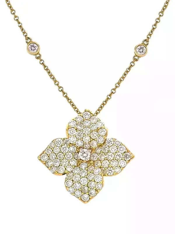 Piranesi Fiore Diamond Pendant Necklace - Gold