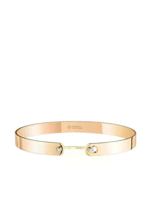 NOUVEL HERITAGE 18k Rose Gold Monday Morning Diamond Bracelet - Pink