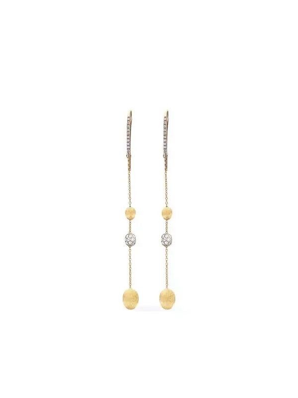 NANIS 18k Yellow Diamond Drop Earrings - Gold