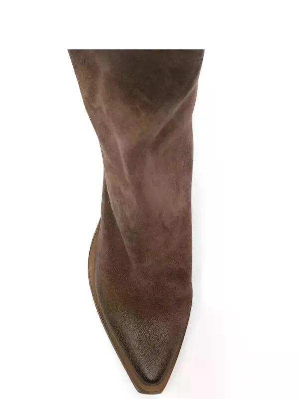 METISSE Rear-zip Pointed Boots