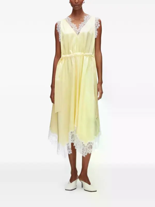 3.1 Phillip Lim Lace V-neck Midi Dress