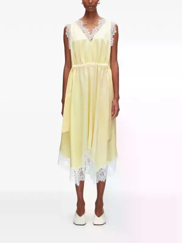 3.1 Phillip Lim Lace V-neck Midi Dress