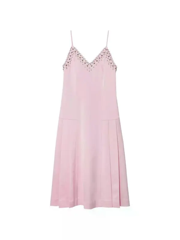 3.1 Phillip Lim Embellished Pleated Midi Dress - Pink