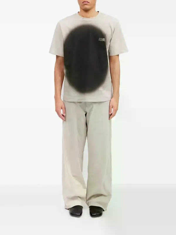 MAISON MARGIELA Crew-neck Graphic T-shirt - Neutrals