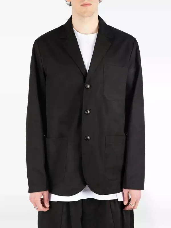 SOCIETE ANONYME Francia Single-breasted Blazer - Black