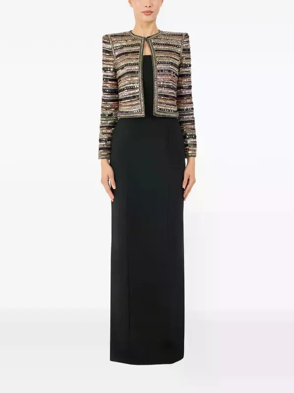 Jenny Packham Alma Beaded Jacket - Black