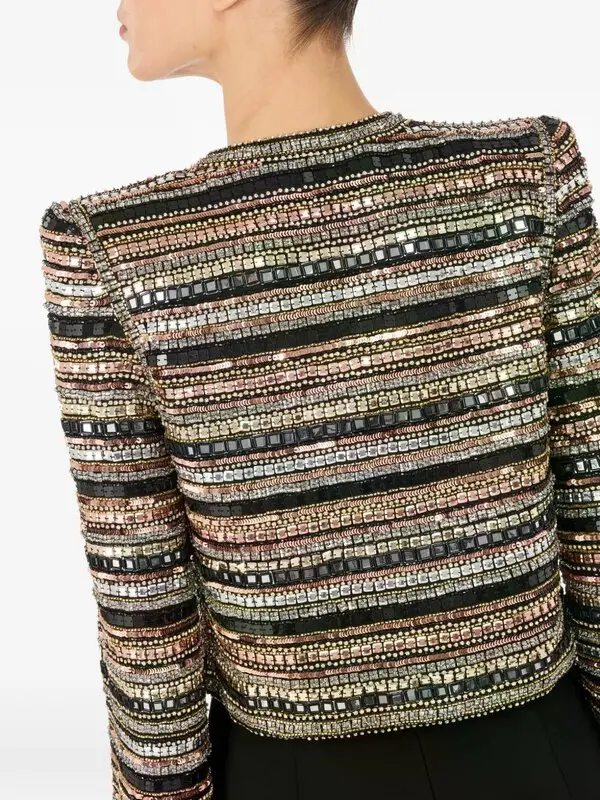 Jenny Packham Alma Beaded Jacket - Black