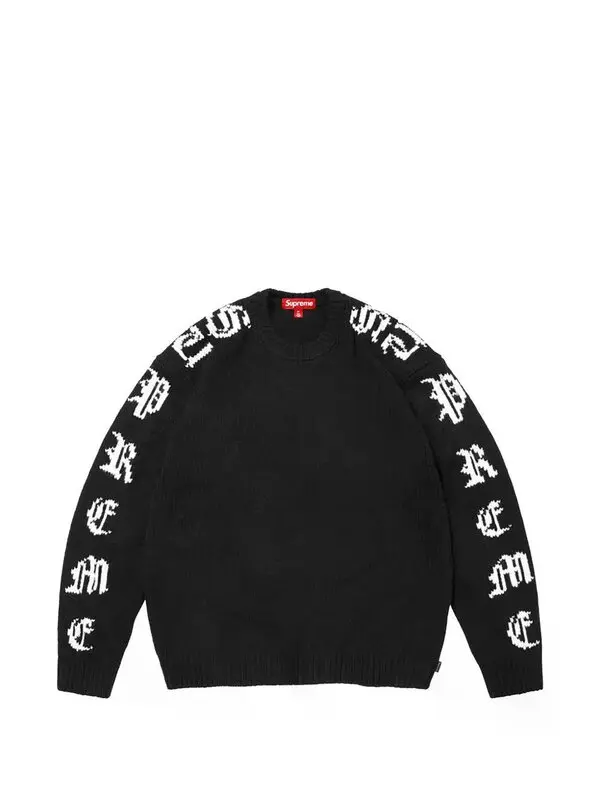 Supreme Logo-detail Sweater - Black