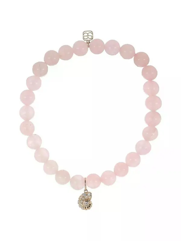 SYDNEY EVAN Nautilus Charm Bracelet - Pink
