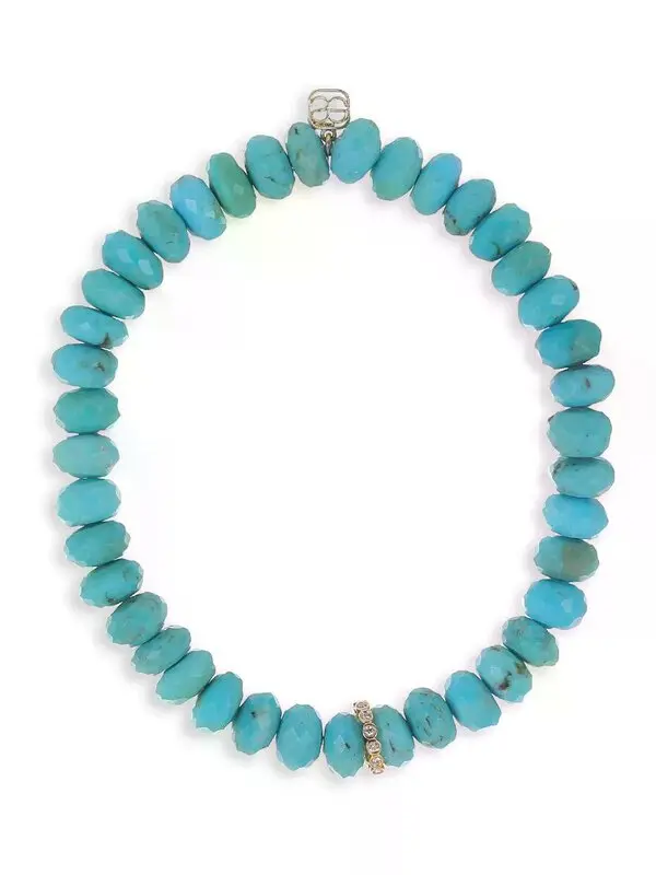 SYDNEY EVAN Turquoise And Diamond Bracelet - Blue