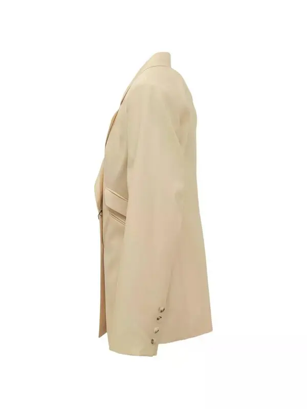 MOMS PANTS Double-breasted Wool Jacket