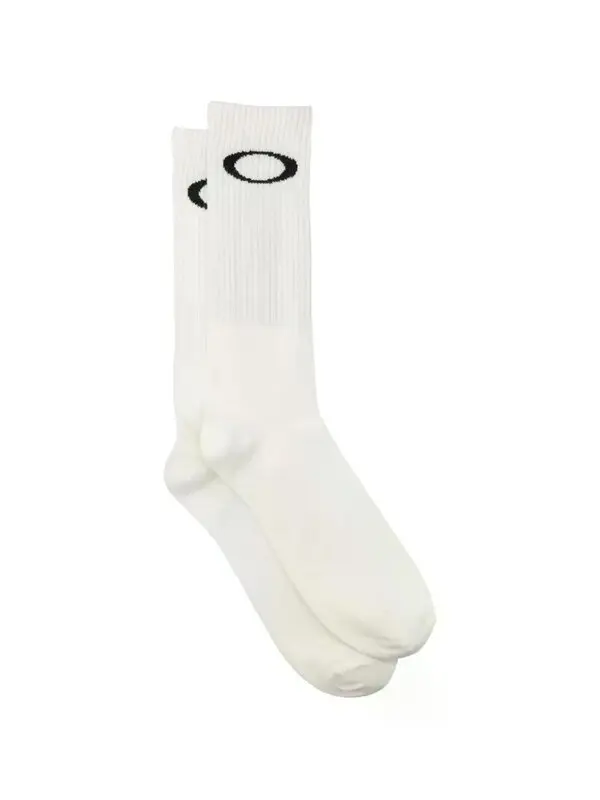 Oakley Ellipse Logo Crew Socks - White