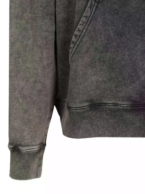 Off-White Logo-detail Hoodie - Grey