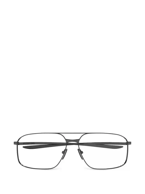 Balenciaga Rectangle Eyeglasses - Black