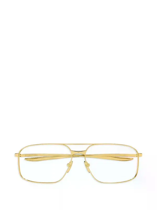 Balenciaga Browline Eyeglasses - Gold