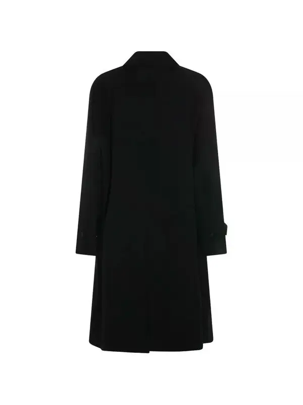 THE ROW Buttoned Wool Coat - Blue