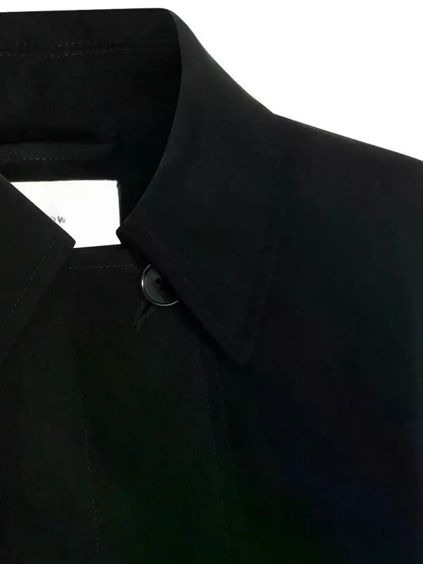 THE ROW Buttoned Wool Coat - Blue