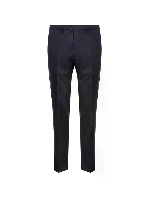 Boglioli Pleated Wool Blazer - Blue