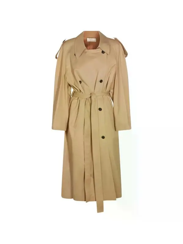 THE ROW Belted Button Coat
