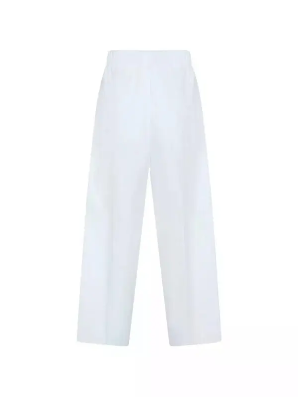 Antonelli Firenze Elasticated Wide Leg Trousers - White