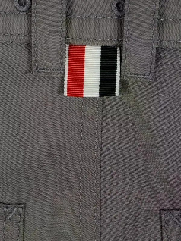 Thom Browne Belt Detail Trousers - Grey
