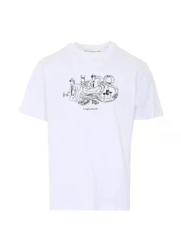 EDMMOND STUDIOS Scalextric Graphic-print Crew-neck T-shirt - White
