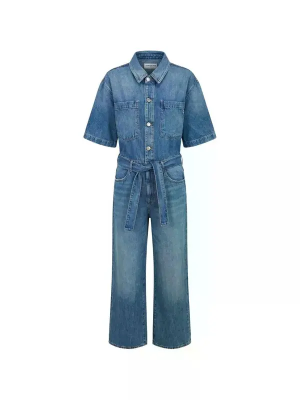 ICON DENIM LOS ANGELES Duna Belted Jumpsuit - Blue