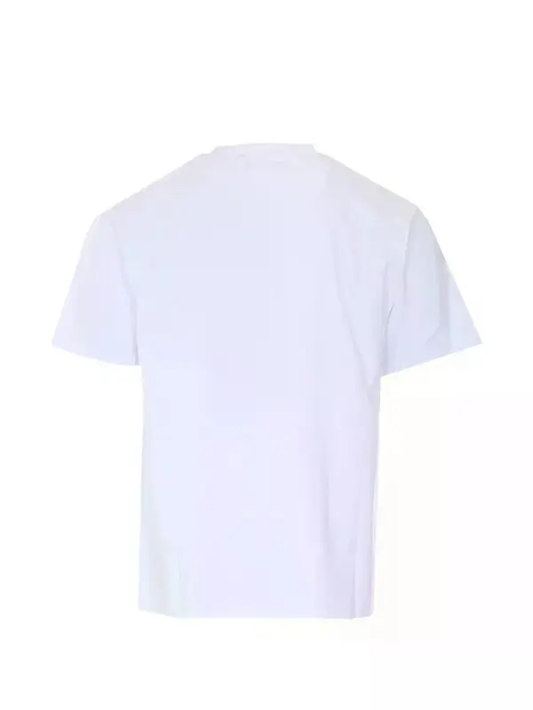 EDMMOND STUDIOS Duck-embroidered Crew-neck T-shirt - White