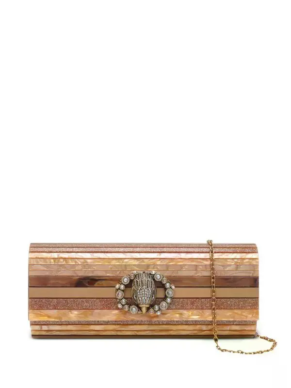 Kurt Geiger Party Eagle Clutch - Neutrals