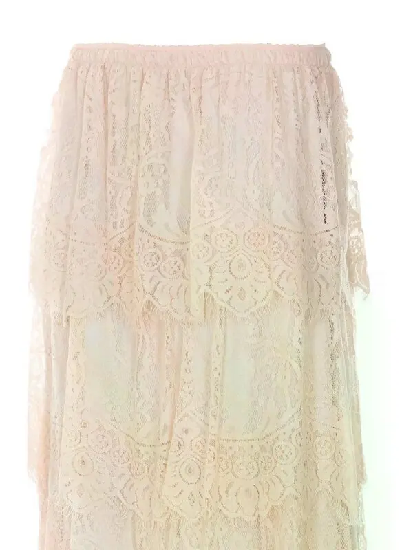 ANIYE BY Silva Lace Maxi Skirt - Neutrals