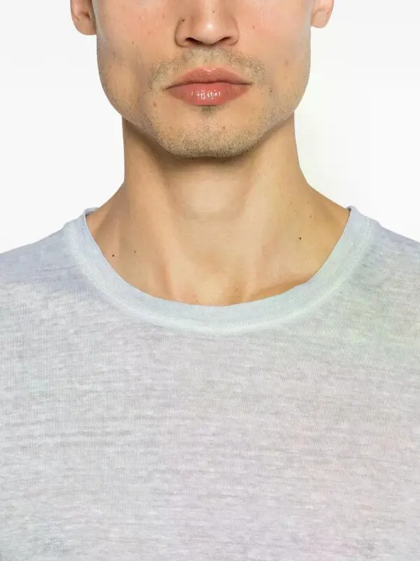 120% Lino Crew-neck T-shirt