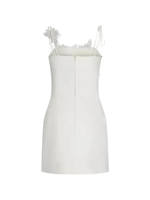 David Koma Flower-embroidered Mini Dress