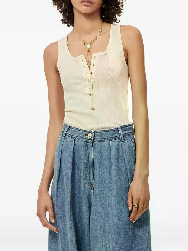 SESSUN Buttoned Tank Top
