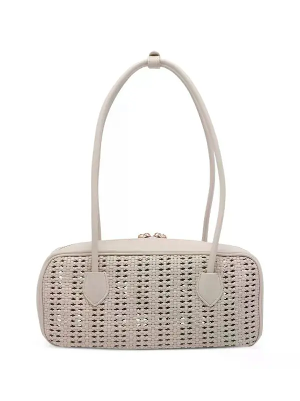 LA CARRIE Woven Zipped Shoulder Bag
