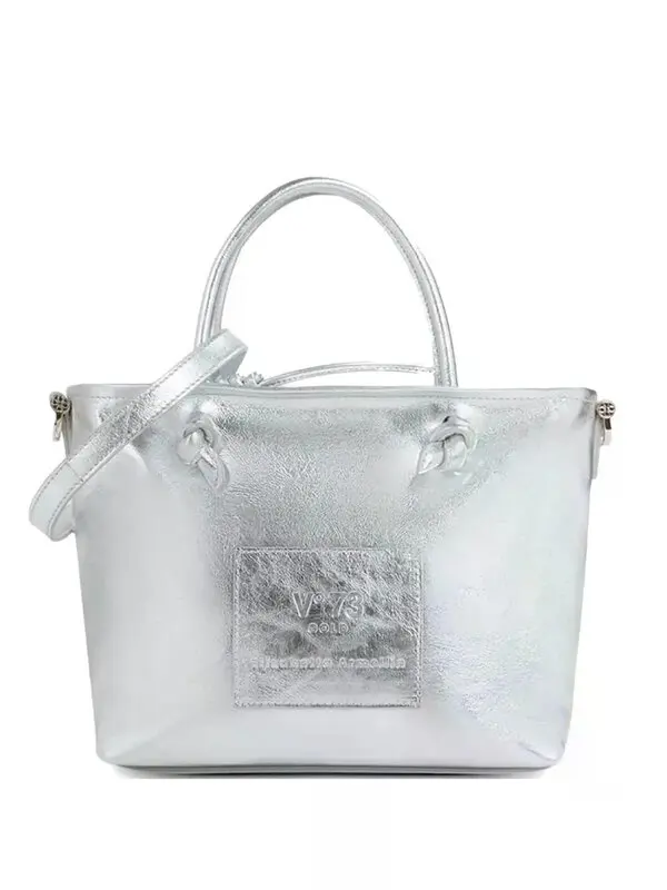 V°73 Logo-patch Tote - Silver