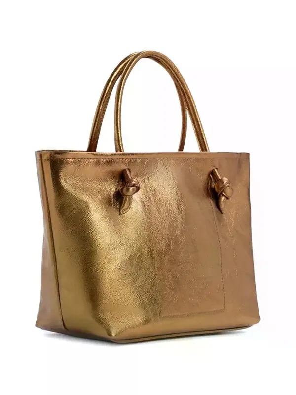 V°73 Knot-detail Tote Bag - Gold