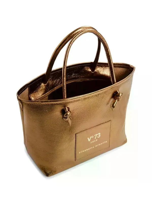 V°73 Knot-detail Tote Bag - Gold