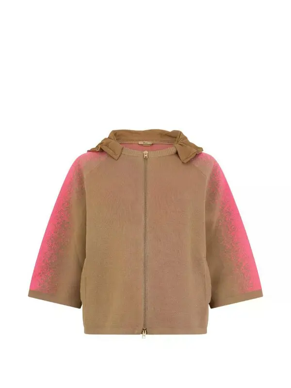 Herno Hooded Zip-fastening Cardigan
