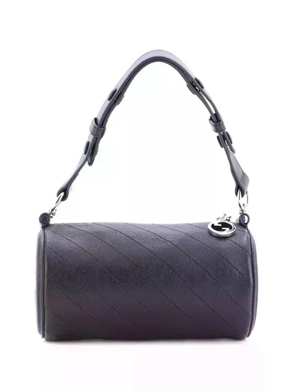 Gucci Blondie Diagonal Quilted Leather Mini Shoulder Bag - Black