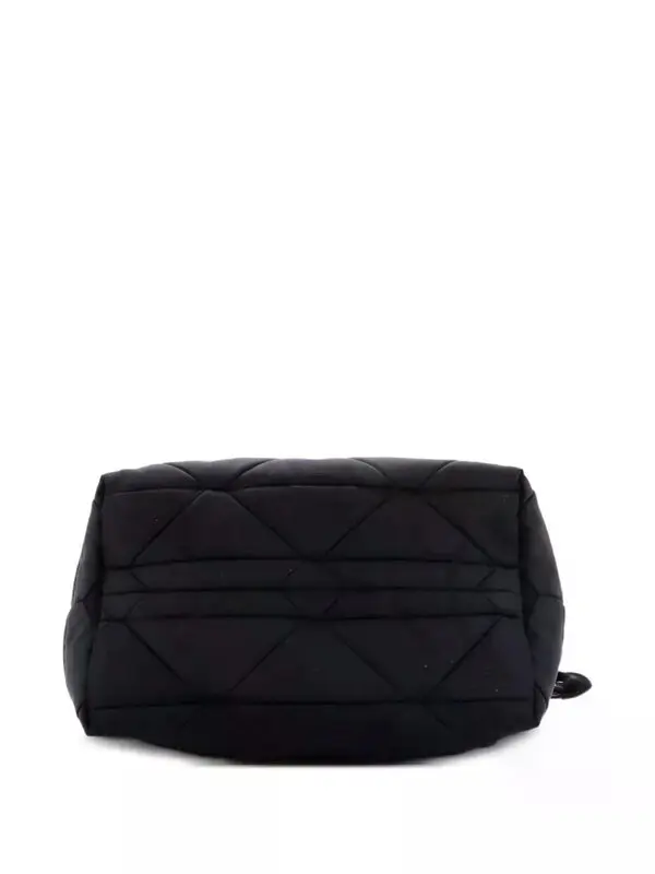 Prada Padded Quilted Re-nylon Leather Satchel