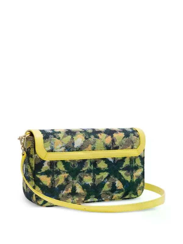 Furla Siride Floral-jacquard Crossbody Bag - Yellow