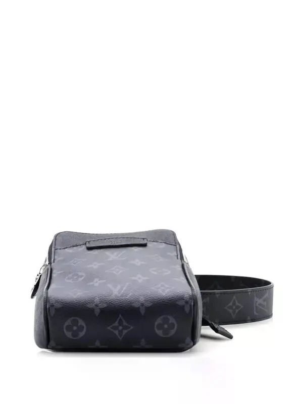 LOUIS VUITTON Outdoor Slingbag Monogram Taigarama Backpack - Black