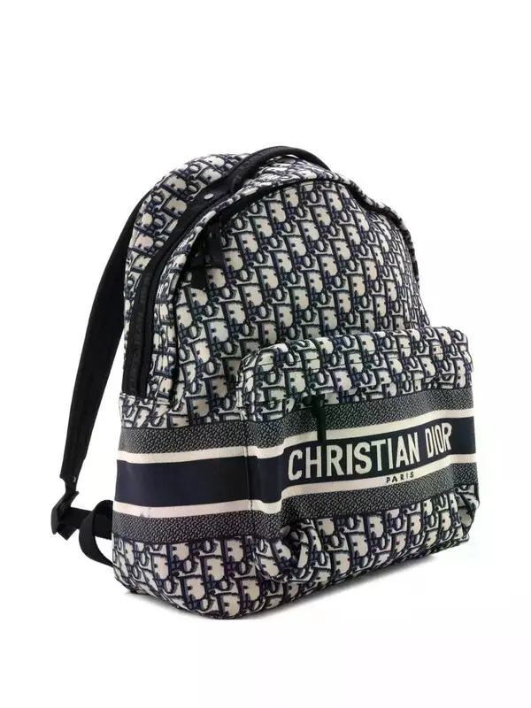 Dior Travel Oblique Canvas Medium Backpack