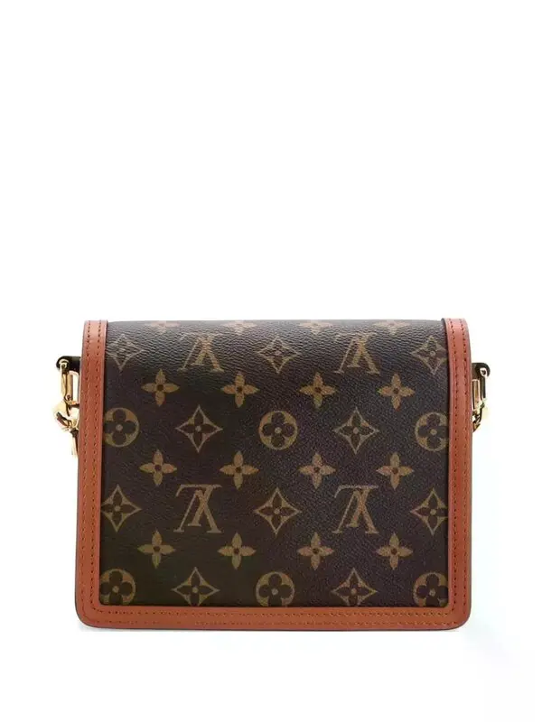 LOUIS VUITTON Dauphine Shoulder Bag Reverse Monogram Canvas - Brown