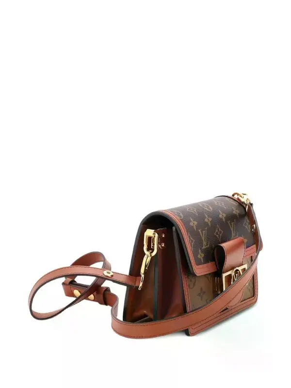 LOUIS VUITTON Dauphine Shoulder Bag Reverse Monogram Canvas - Brown