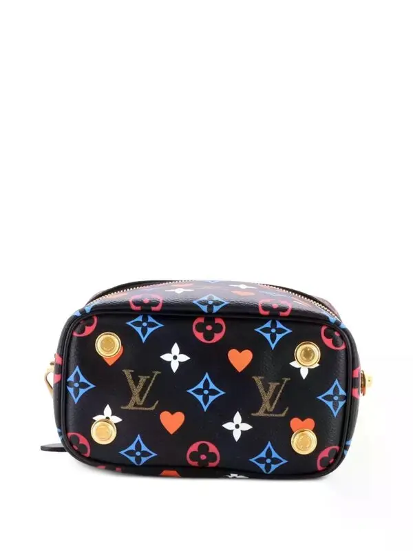 LOUIS VUITTON Vanity Handbag Limited Edition Game On Monogram Pm Satchel - Black