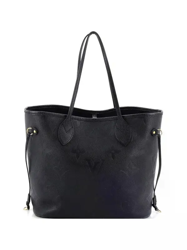 LOUIS VUITTON Neverfull Mm Tote Bag Monogram Empreinte Giant - Black