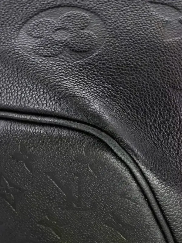 LOUIS VUITTON Neverfull Mm Tote Bag Monogram Empreinte Giant - Black